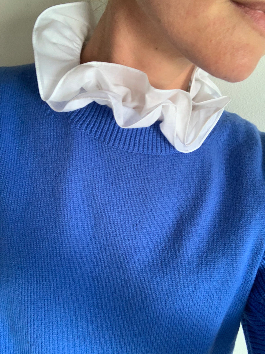 The White ‘Daphne' double ruffle collar (Women's)