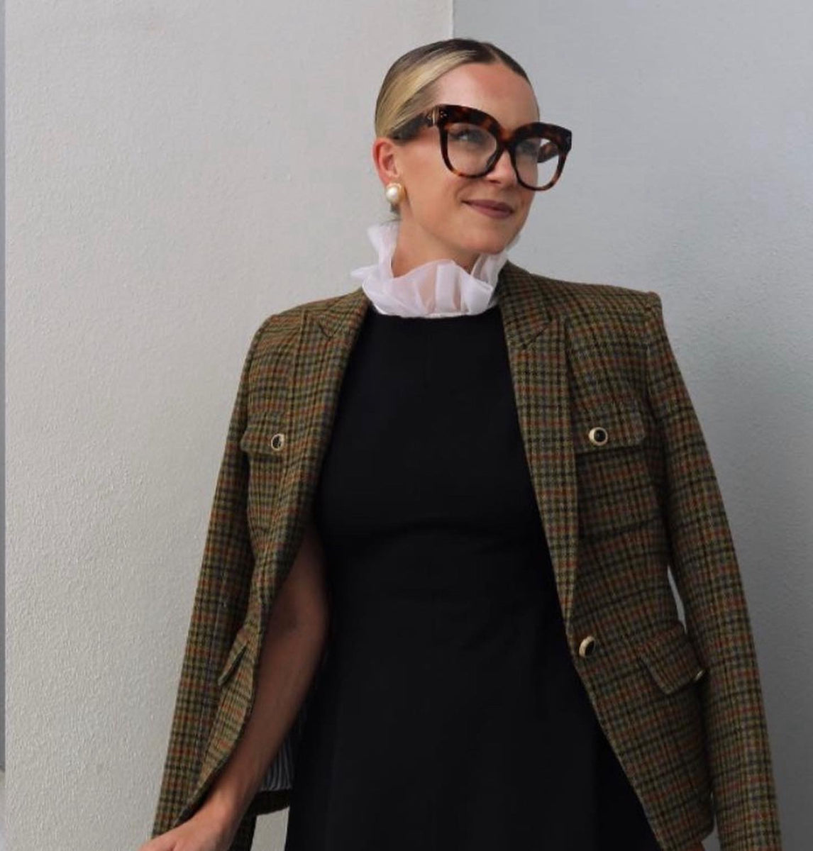 The 'Arabella' silk organza frill collar (Women's)