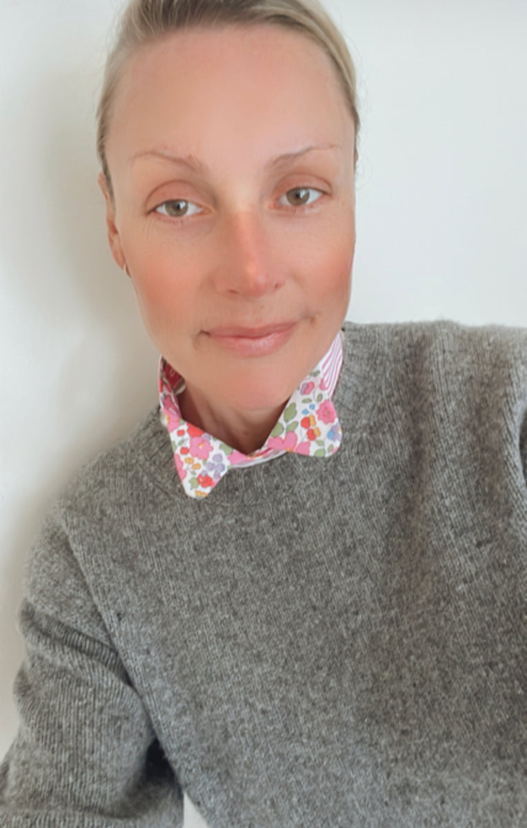 The 'Posie’ Round Wing Tip Collar